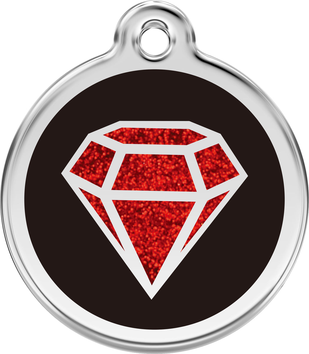 Enamel Pet Tag - Ruby – PetIDTag